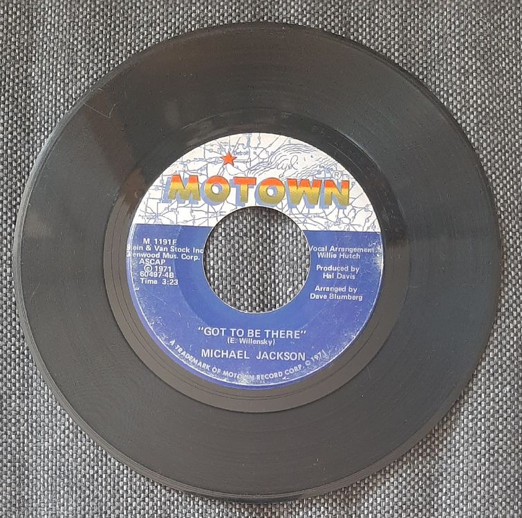 Michael Jackson - Got To Be There/Maria 7" 1971 US press (Gebraucht) in ...