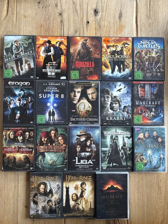 DVD Sammlung: Fantasy, Abenteuer (Gebraucht) in Niederwil SG für CHF 1 ...