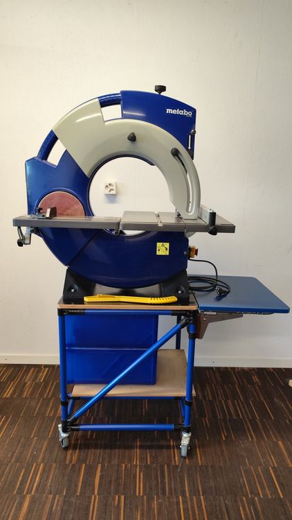 Bandsäge Metabo BAS 380W mit Tellerschleifer inkl. Rollwagen (Gebraucht ...