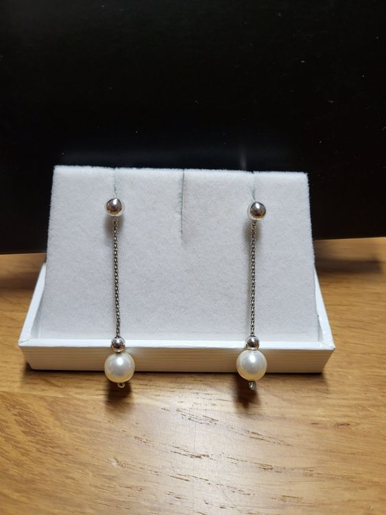 Belles boucles d'oreille argent et perle de culture (Neu (gemäss Beschreibung)) in Monthey für ...