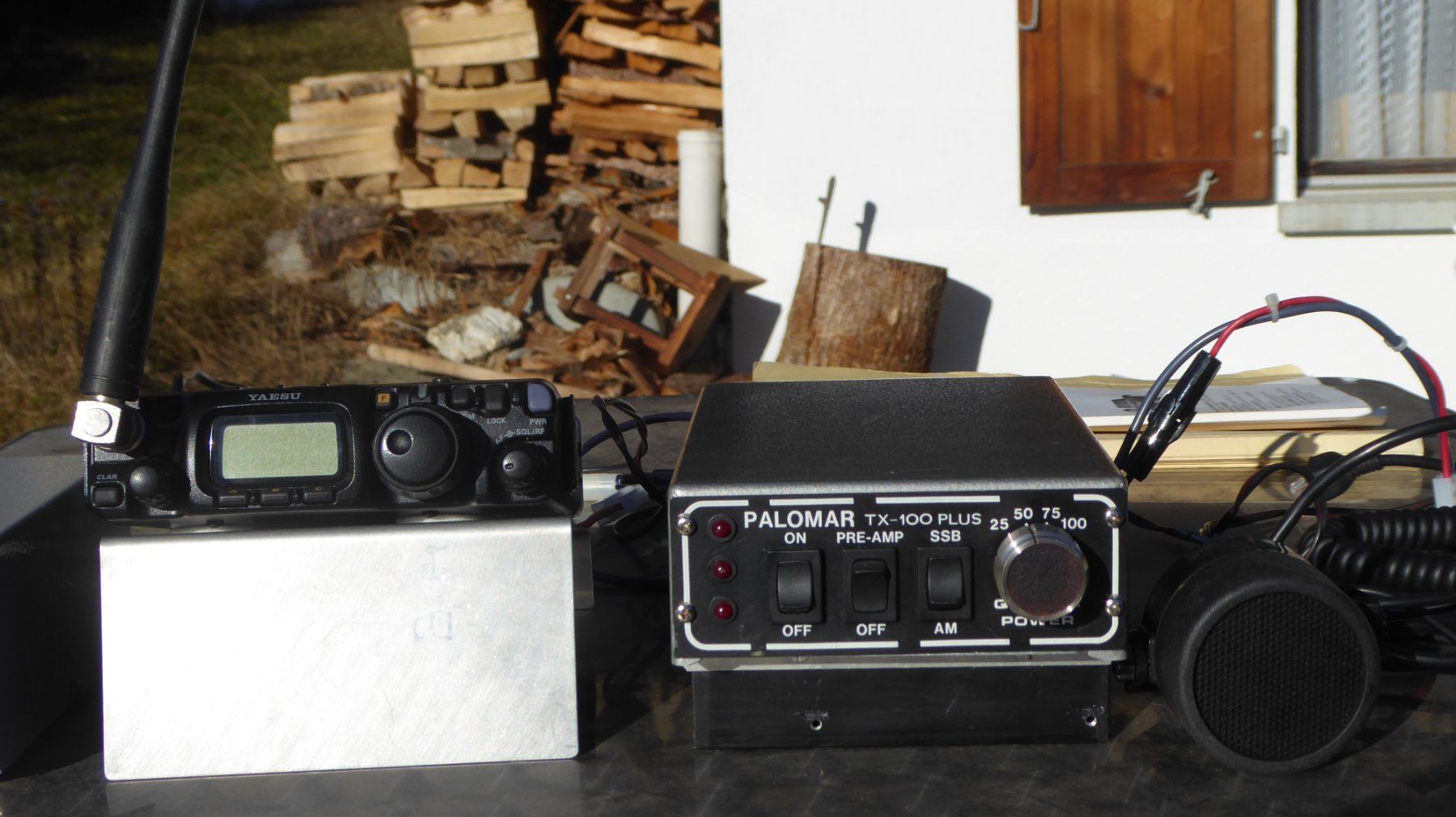 Yaesu FT-817 mit mobiler 100 Watt Endstufe (Gebraucht) in Scheid für ...