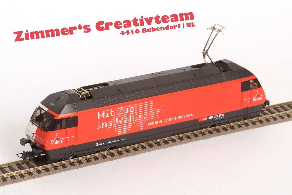 ROCO SBB Re 460 «Wallis» OVP, GS, H0, 62698 (Gebraucht) in Bubendorf ...