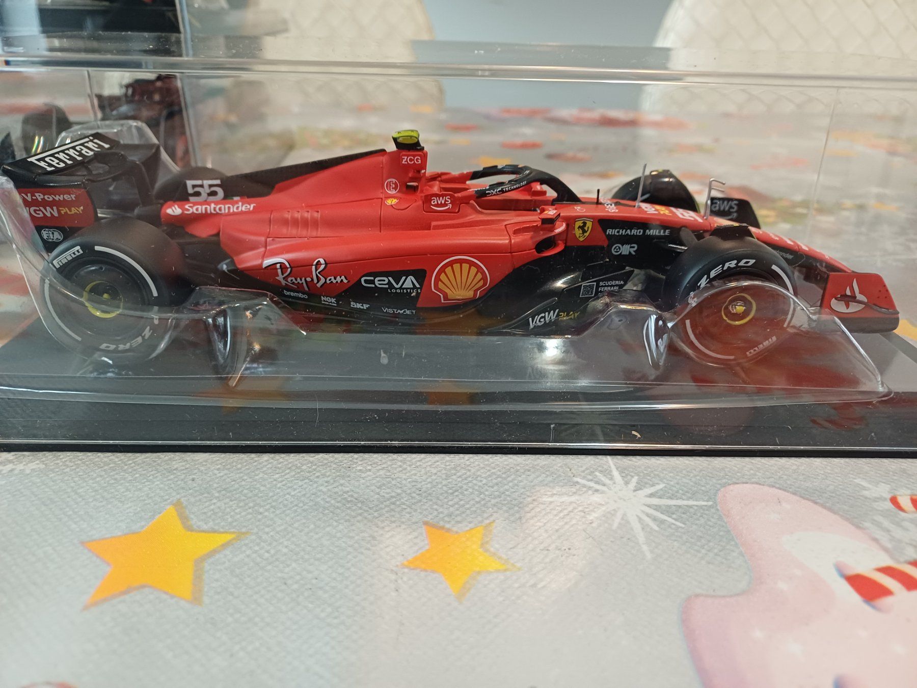 S18 1/24 F1 Ferrari SF-23 Sainz Singapore GP 2024 Altaya (Gebraucht) in ...