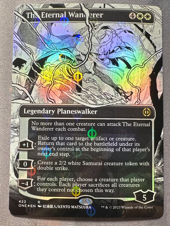 The Eternal Wanderer COMPLEAT FOIL #422 Phyrexia ONE (Neu (gemäss ...