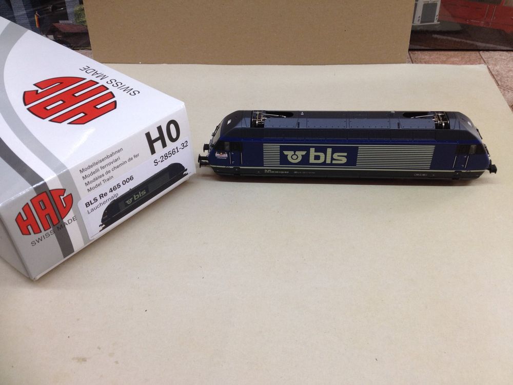 Hag S-28561-32 bls Re 465 006-5 "Lauchernalp", H0 WS Dig.S (Neu (gemäss ...