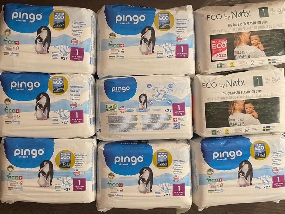 Windeln Pingo + Naty, gr. 1 (Neu und originalverpackt) in für CHF 35 ...