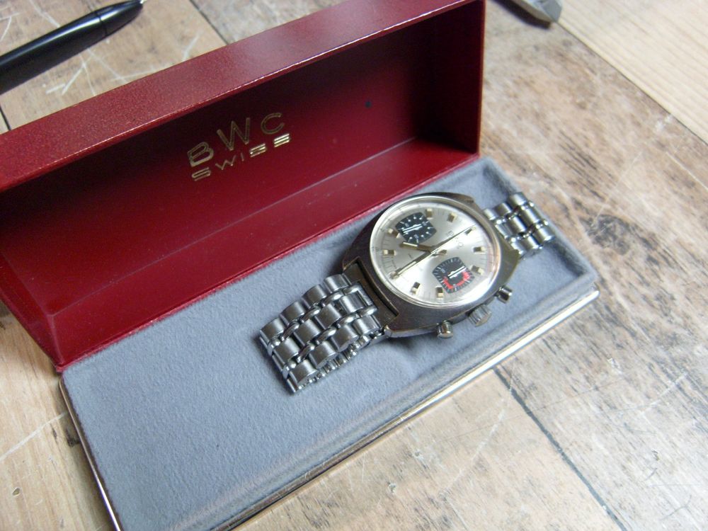 Super Rare BWC Chronograph mit BWC Box läuft TOP genau (Gebraucht) in ...