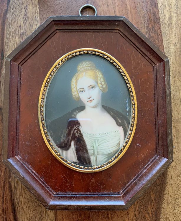 Miniatur Gemälde Biedermeier | Kaufen auf Ricardo