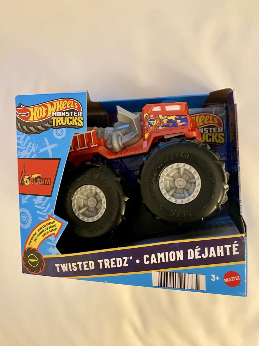 Hot Wheels Monster Truck Twisted Tredz “5 Alarm” (Neu und ...