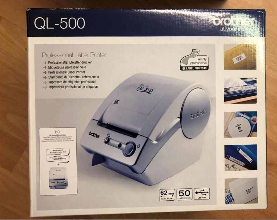 Brother Labeldrucker QL-500 (Neu und originalverpackt) in Hombrechtikon ...