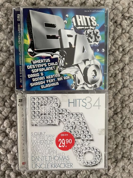 2 x Bravo Hits (Gebraucht) in Wil AG für CHF 0.5 – mit Lieferung auf Ricardo kaufen