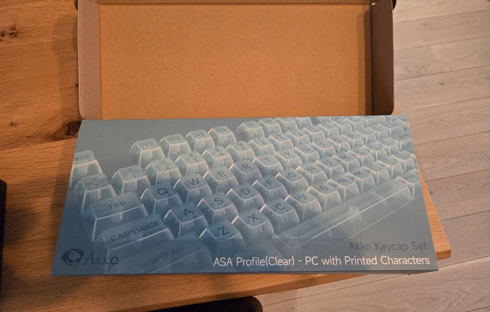 Akko Keycap Set ASA Profile (Clear) Ansi Layout (Neu (gemäss ...