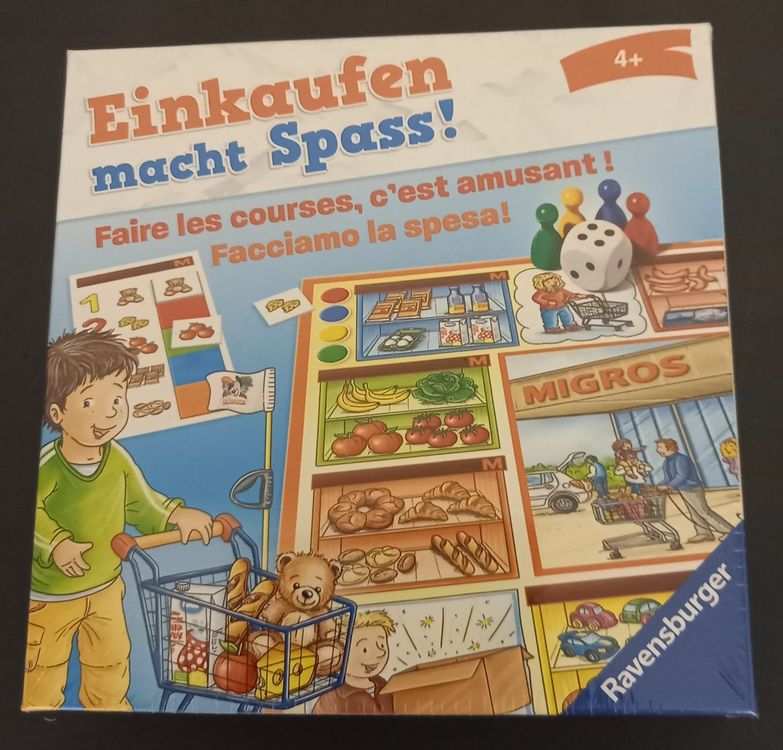 RAVENSBURGER - EINKAUFEN MACHT SPASS* ORIGINALVERPACKT/15X15 | Kaufen ...