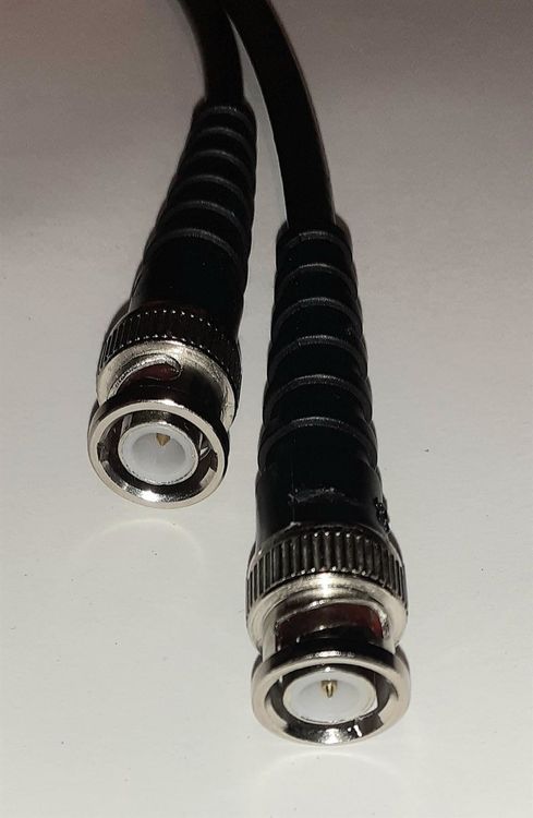0.5 Meter BNC Kabel RG 58C/U 50 Ohm mit 2 x BNC Stecker (Neu und ...