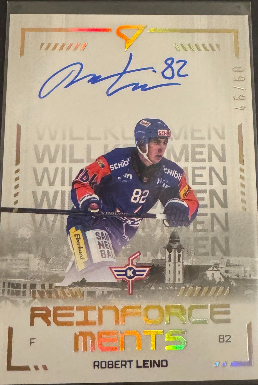Robert Leino 46/60 Signed National League Sportzoo EHCK (Gebraucht) in ...