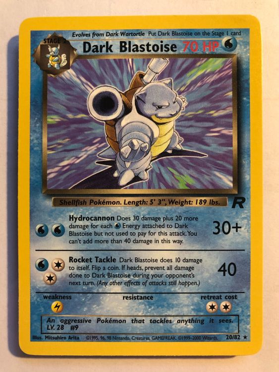 Dark Blastoise (rare) Team Rocket - NM - ab 1.- (Usato) a Giubiasco per ...