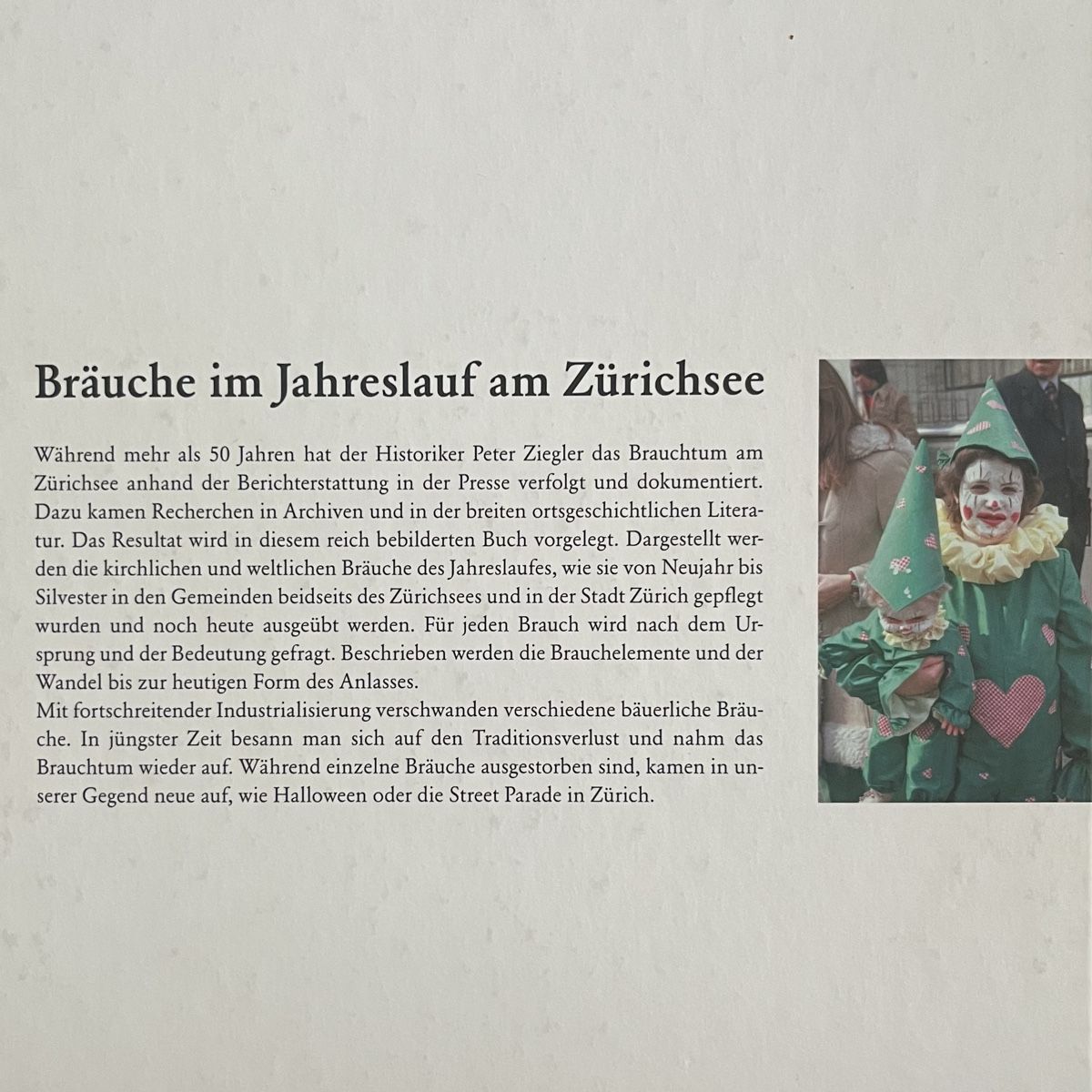 Bräuche im Jahresverlauf am Zürichsee (Gebraucht) in Schwyz für CHF 4 – mit Lieferung auf ...