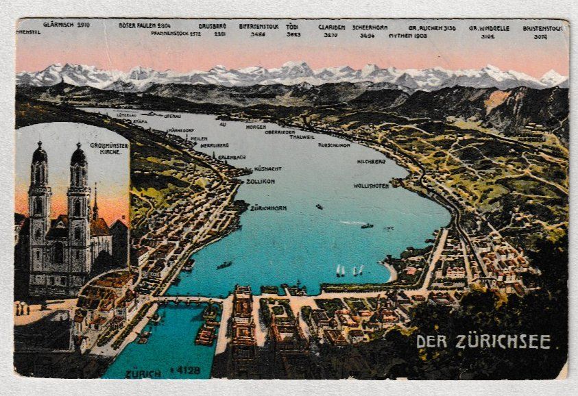 DER ZÜRICHSEE 1915 (D4 (Gebraucht) in Ruggell für CHF 0.35 – mit Lieferung auf Ricardo kaufen