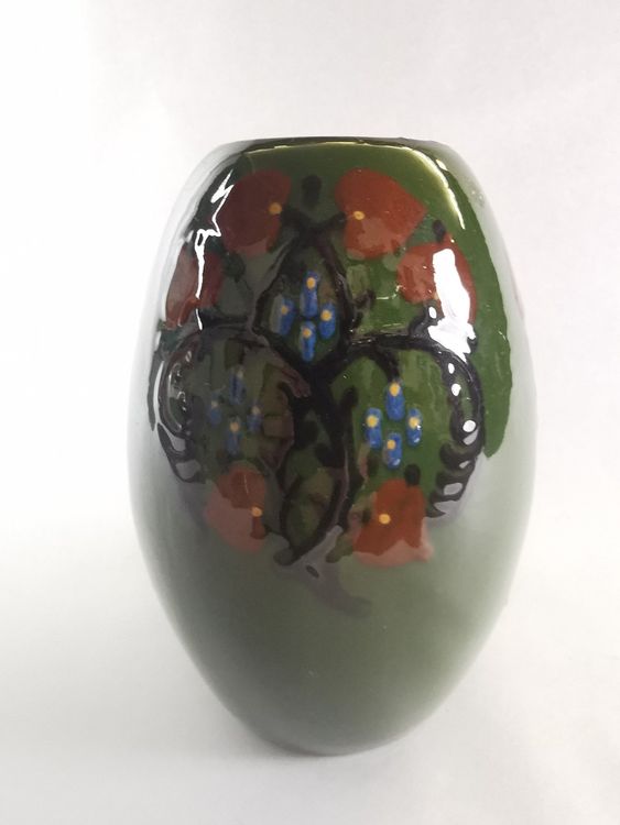 Vase, Karlsruher Majolika, Alfred Kusche | Kaufen auf Ricardo