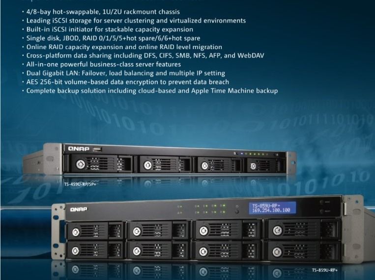 Netzwerk Server Rack NAS QNAP TS-859U-RP+ Streamer (Gebraucht) in ...