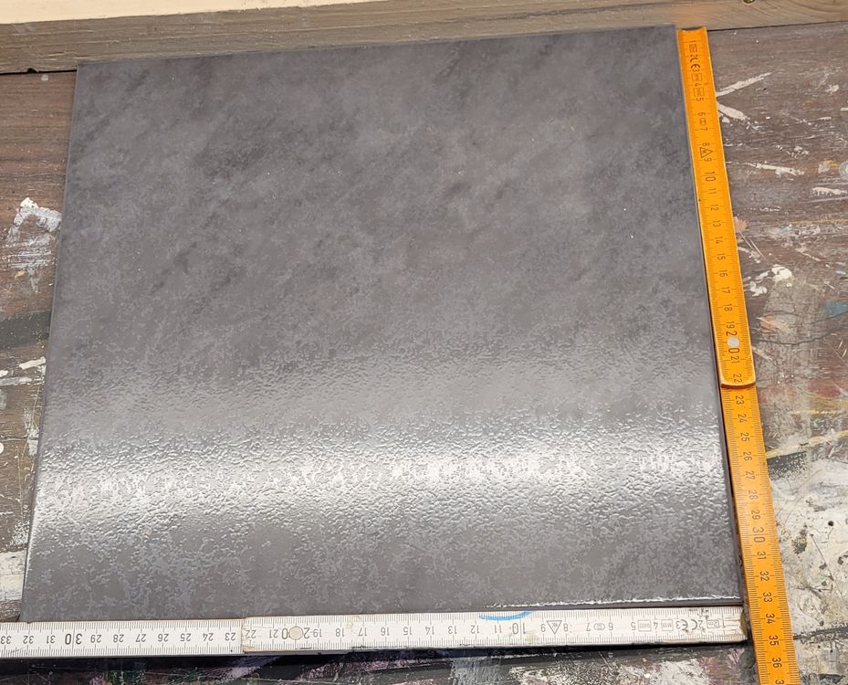 Dunkelgraue Bodenplatten (Ton) aus Portugal 33x33 (Neu (gemäss ...