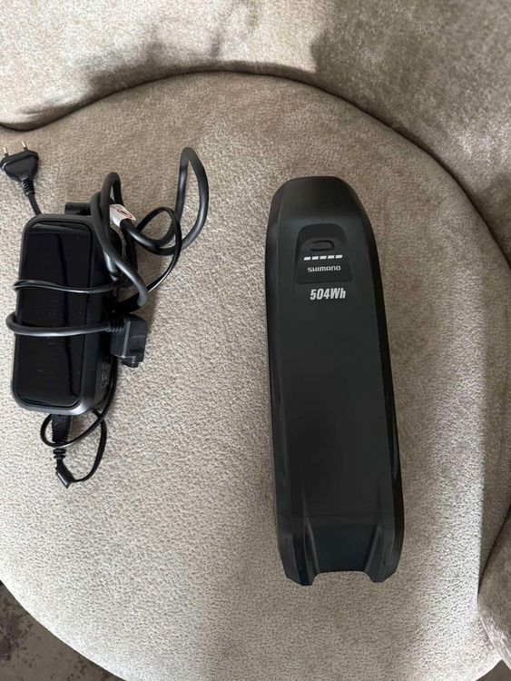 Shimano BT-E8010 Li-Ion Akku 504 Wh für E-Bike mit Ladegerät (Gebraucht ...