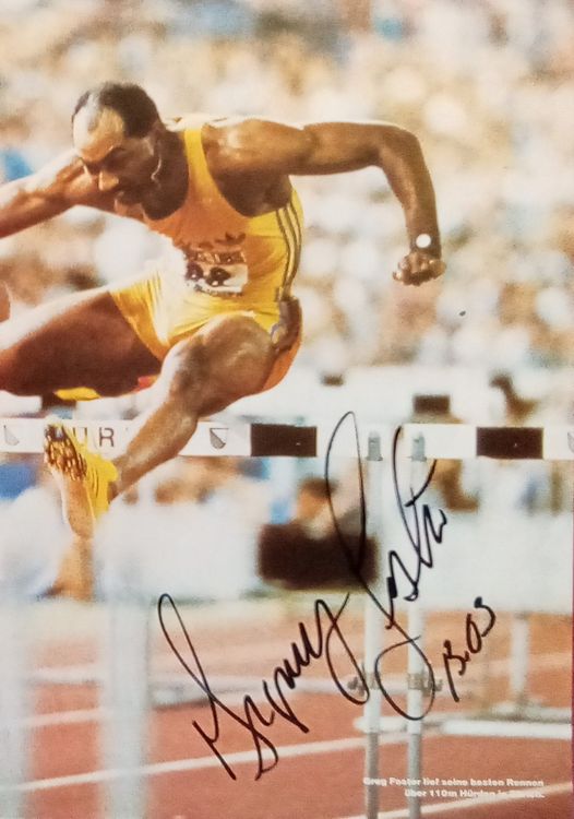 Greg Foster 1958-2023 Autogramm signiert Magazinbild 20x30cm (Gebraucht ...