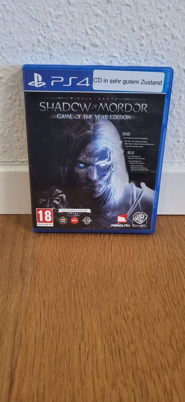 PS4 - Shadow of Mordor Game of the Year (Gebraucht) in Münsingen für ...