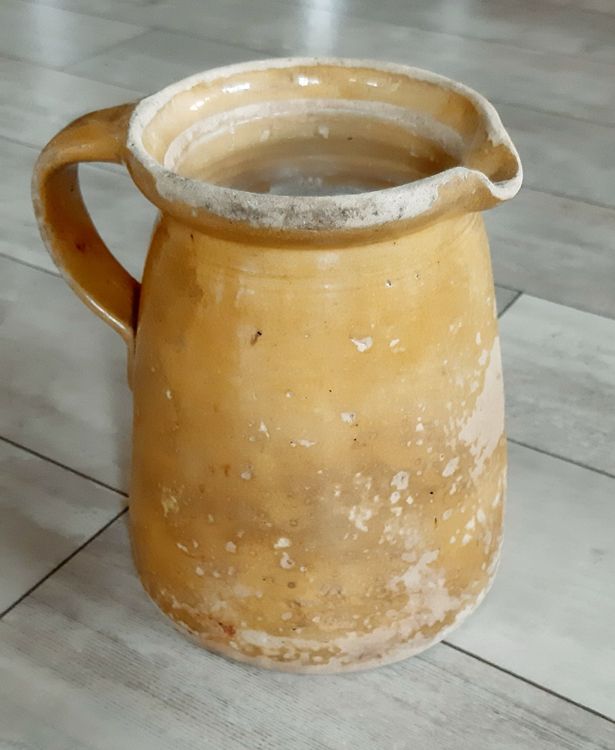 Antike Bauernkeramik - Keramik Krug - Milchkrug - Vase | Kaufen auf Ricardo
