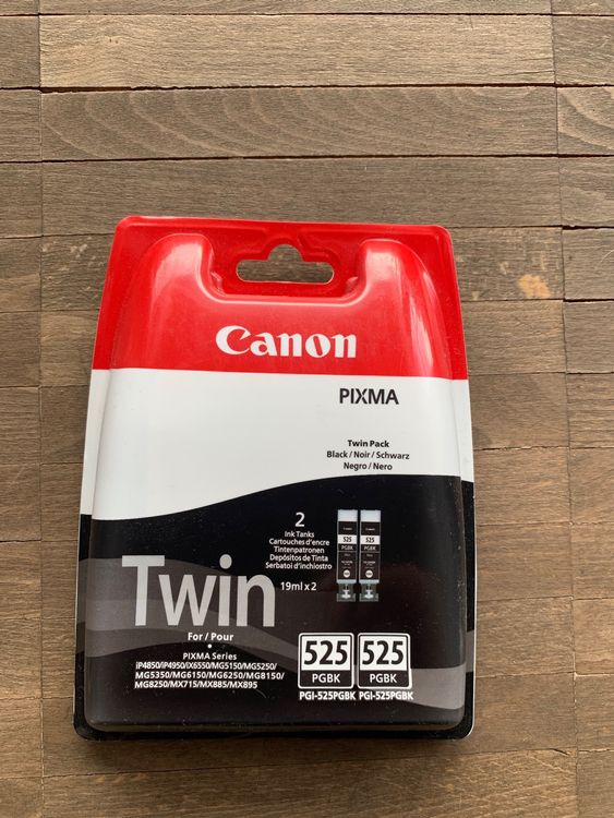 Canon Pixma Druckerpatronen Twin 525 PGBK (Neu und originalverpackt) in ...