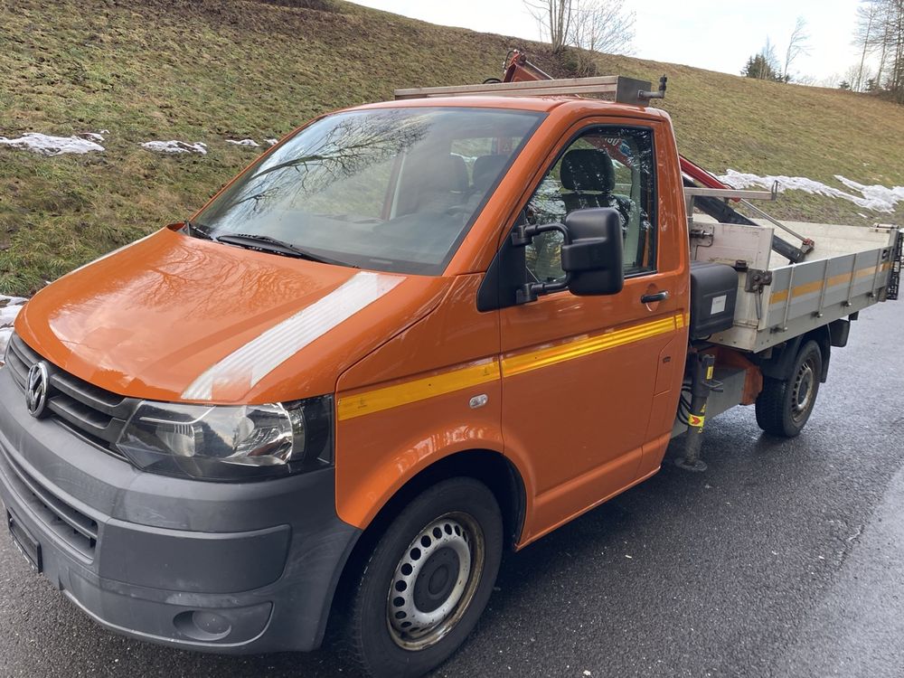 VW T5 Kipper ,Kran | Comprare su Ricardo