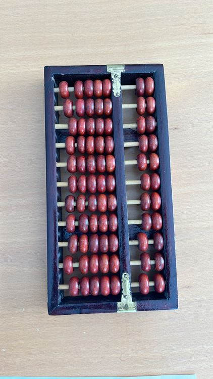 Ancien boulier chinois en bois, parfait pour collection! (D'occasion) à ...