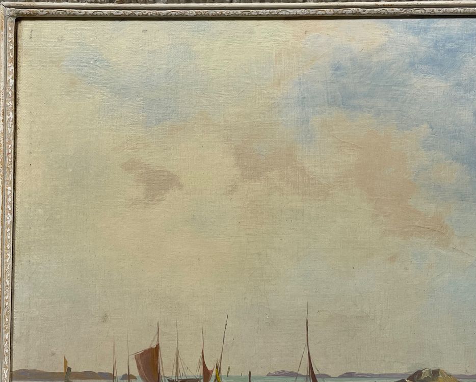 Faszinierendes Küsten Szene Gemälde unleserlich Signiert (Gebraucht) in Root für CHF 110 – mit ...