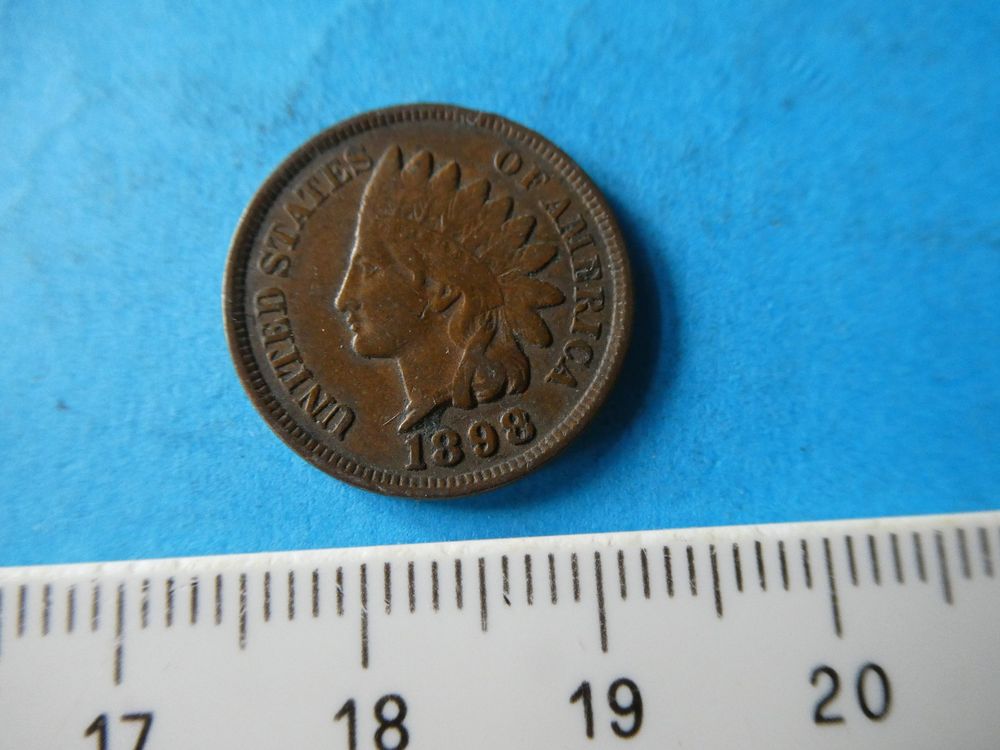 USA 1898, 1 Cent - Indianer (Gebraucht) in Hinterforst für CHF 1 – mit ...