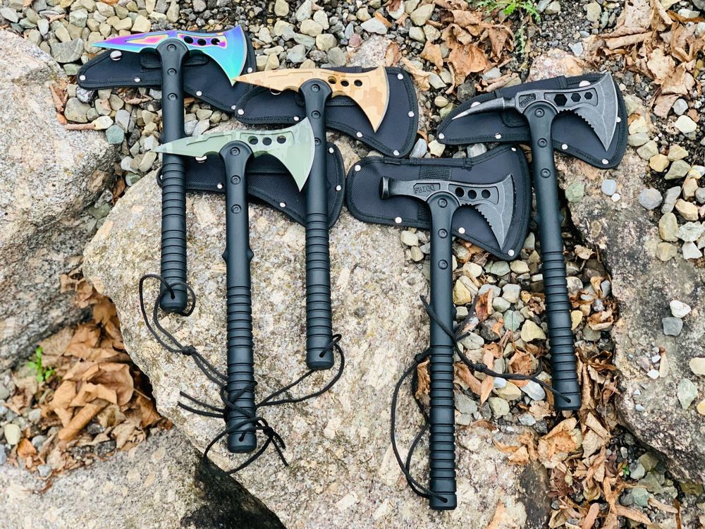 5 tlg. Outdoor AXT Messer Wandern Bundle 39cm NEU (Neu und ...
