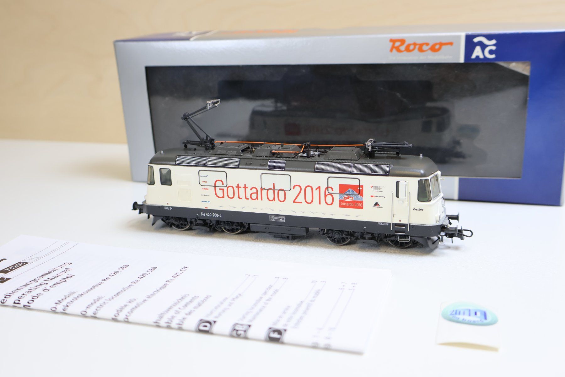 ROCO SBB Re 420 E-Lok Gottardo H0 AC Digital + Sound 79253 (Gebraucht ...