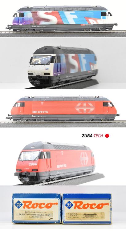 Roco 43655/9703 2x E-Lok Re 460 DRS SBB Analog GS mit OVP (Gebraucht) in St. Gallen für CHF 86 ...