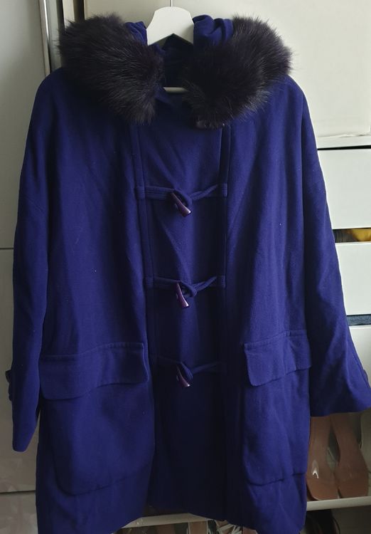 Betty Barclay schöner Kurzmantel mit Echtpelz Gr. 42 (Gebraucht) in ...