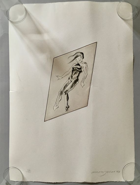 🟡ORIGINAL DESIGN Allen JONES Signatur 98/150 schwarzweiss (Gebraucht ...