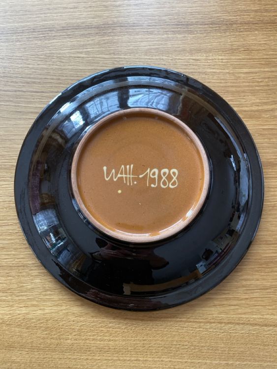 Keramik, Willy Aebi , Hasle BE , grosser Teller. (Gebraucht) in ...