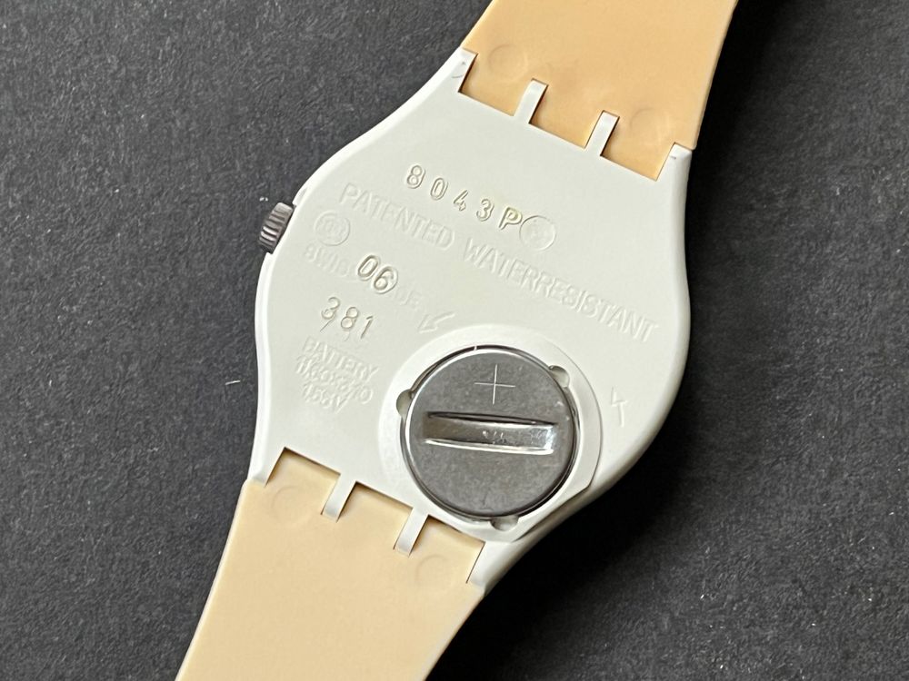 Swatch White Knight GW110 1988 selten - Top Zustand (Neu und ...