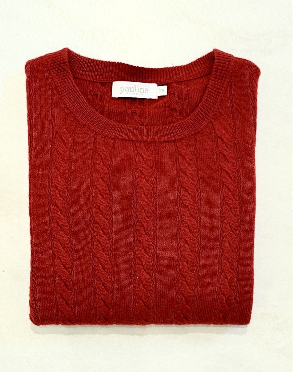 PAULINE Zopfpullover aus Wolle G.34 (XS) (Neu (gemäss Beschreibung)) in ...