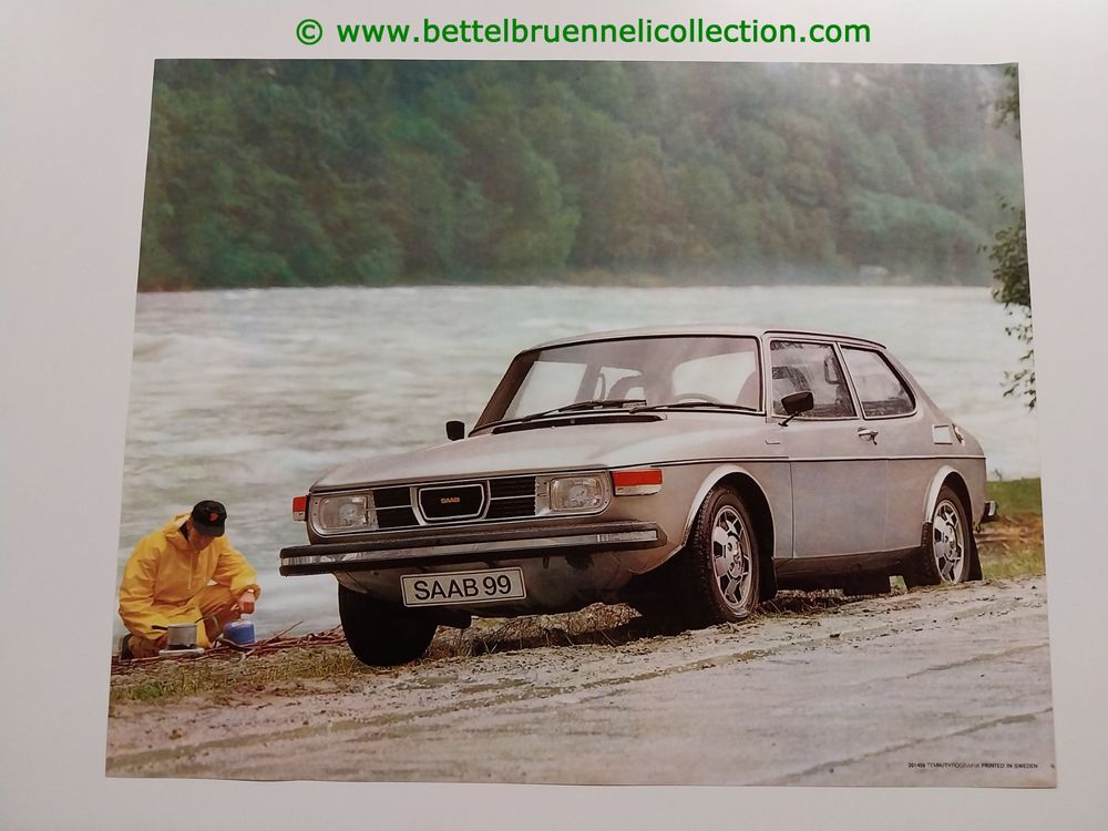 originales altes Saab 99 (silber) Poster (Gebraucht) in Weingarten ...
