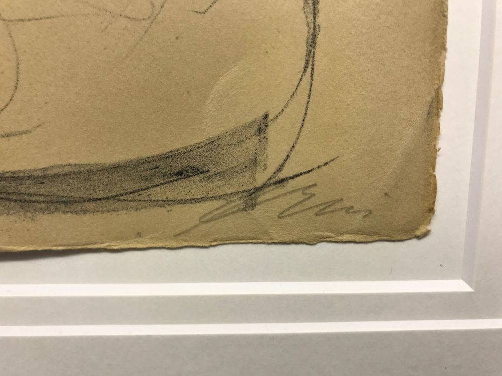 Hans Erni - Der Zeichner (Lithografie, sign. u. num. 16/50) | Kaufen auf Ricardo