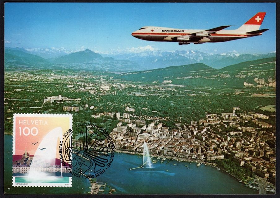 Maximumkarte Vintage - CH Sehenswürdigkeiten - Genève | Kaufen auf Ricardo