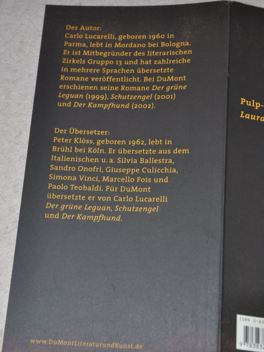 Carlo Lucarelli - Laura di Rimini - Roman (Gebraucht) in Boll für CHF 1 ...