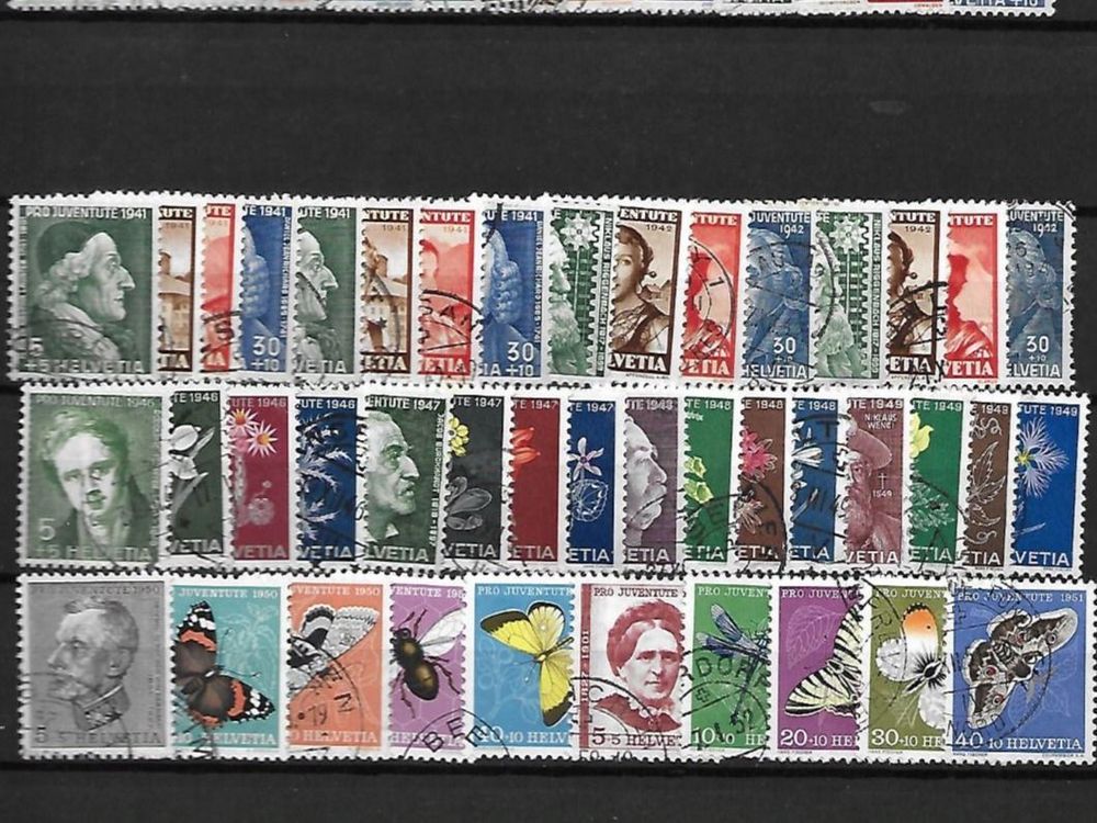 PJ gest.Restlot 1941-1951 Kat: CHF 120.- | Kaufen auf Ricardo