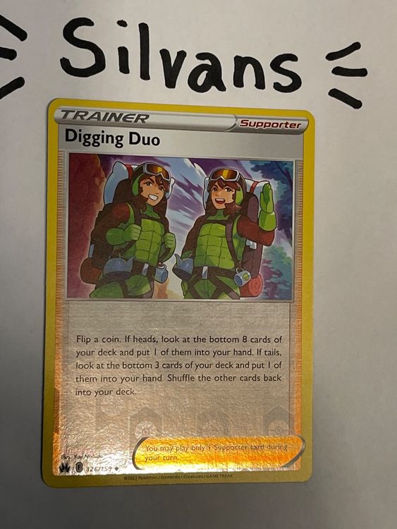 Digging Duo Reverse Holo 126/159 Crown Zenith Englisch (Neu (gemäss ...