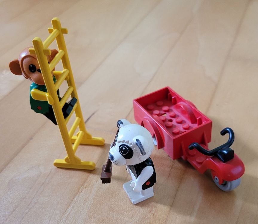 Lego Fabuland 3628 Perry Panda & Chester Chimp komplett | Kaufen auf ...
