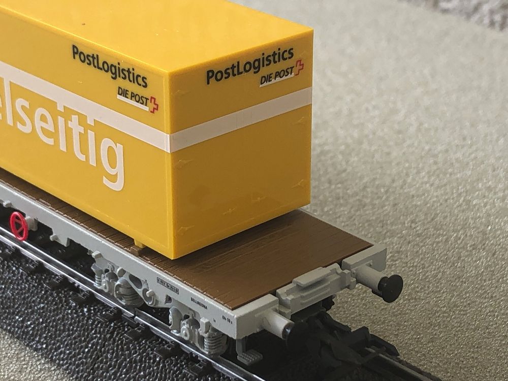 HAG 600 Flachwagen Sgs SBB Container Post HO/AC | Kaufen auf Ricardo